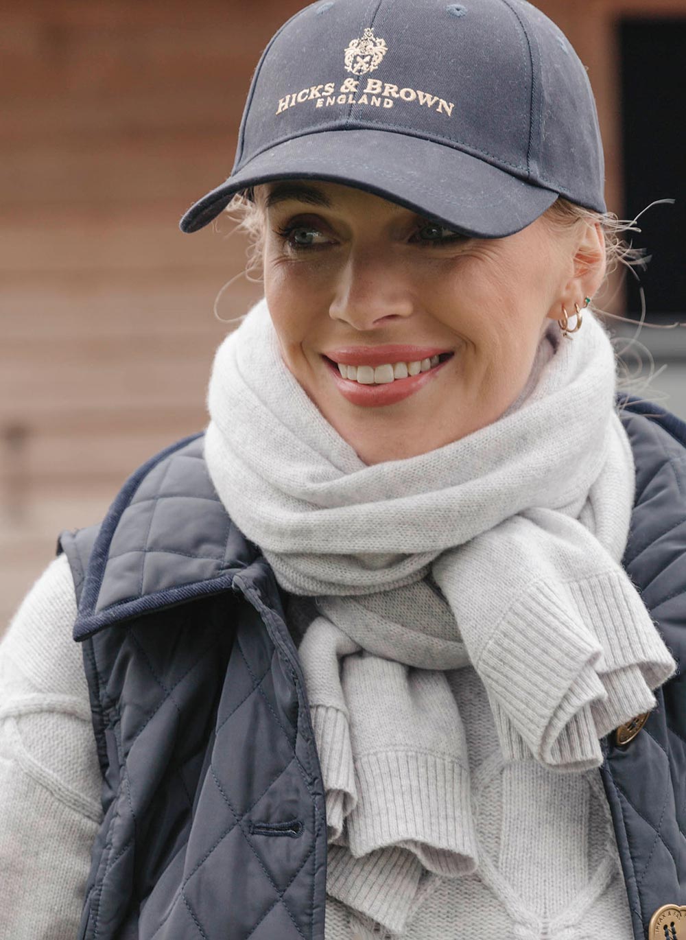 Classic Cashmere Scarf - Glass Grey & Cashmere & Cotton